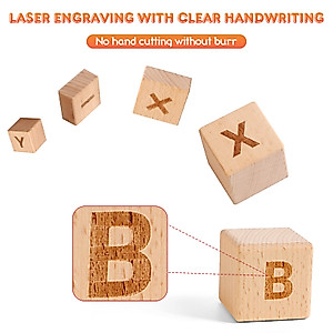 Arthopt Wooden Stacking Rocks (82PCS)