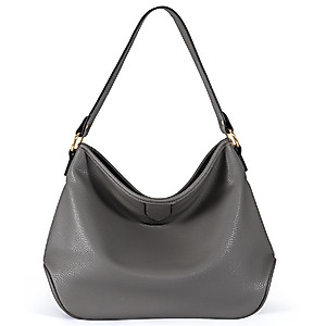 Montana West Hobo Bags for Women Purses and Handbags Classic Simple Top Handle Shoulder Satchel Bags MWC-085GY