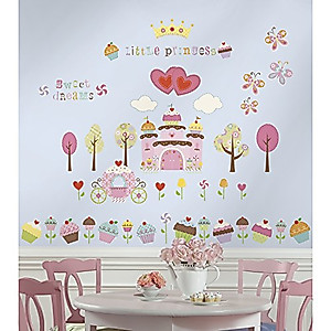 RoomMates RMK1605SCS Happi Cupcake Land Peel and Stick Wall Decals