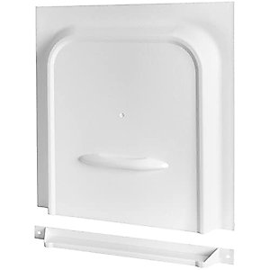 luxlead RV Screen Door Slide - 12" Screen Door Slider Panel with Slide Stop for RV Trailer Camper Motorhome Starcraft, White