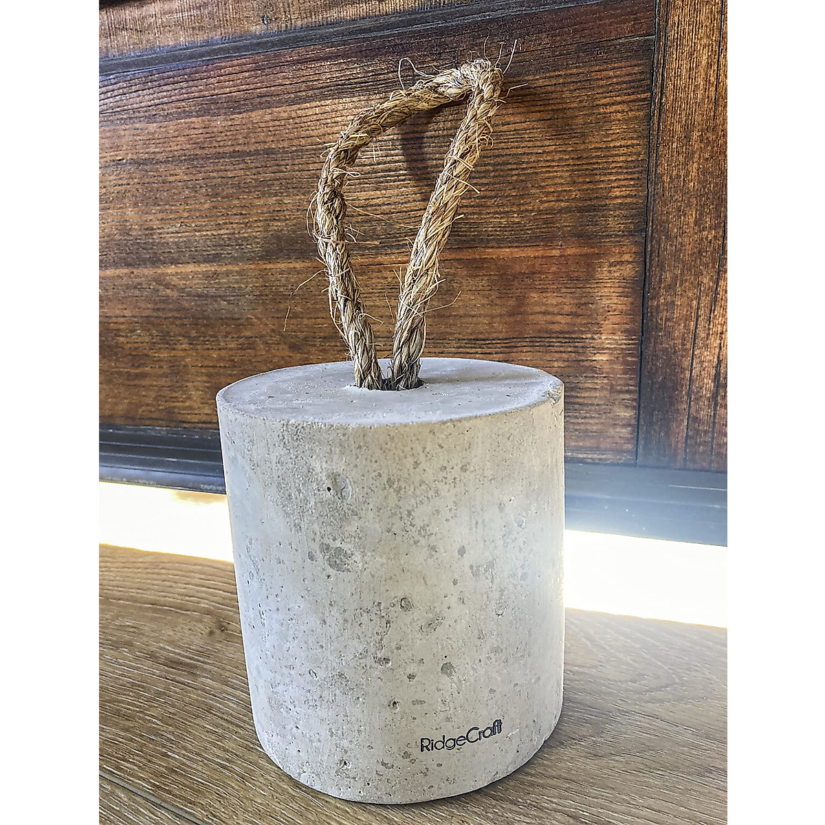 Concrete Heavy Duty Door Stopper - Extra Large Doorstop - Heavy Duty Industrial Outdoor or Indoor Office Door Stoppers