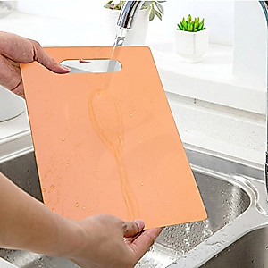 Nicesh Plastic Cutting Board Set - Thin, 11.8" x 7.8", set of 4