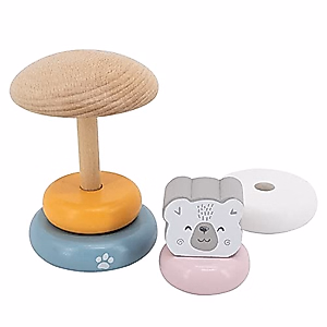 The Original Toy Company PolarB Wood Toy - Polar Bear Stacker