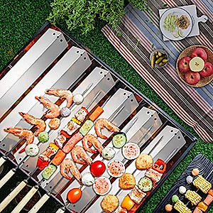 Boloda Grill Heat Plates Shields Replacement Parts, Compatible with Chargriller Char Griller 5050 5650 3001 3008 4000 5072 Grills, 3PCS Stainless Steel Burner Covers, Flavor Bars with Support Bracket