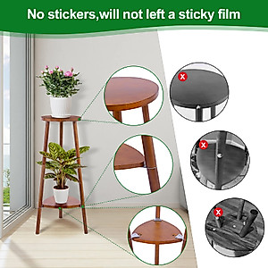 Eocogup Plant Stand Indoor Tall,2 Tier Convertible Wooden Flower Stand,Planter Stand,Multi-purpose Plant Shelf Indoor for Living Room Balcony Garden Patio Office,Walnut