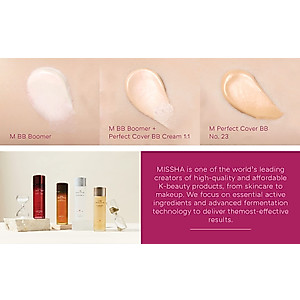 MISSHA M BB Boomer 40ml- Boost the adherence and wear of foundation that improves skin tone with dewy finish and healthy glow all while providing skincare benefits
