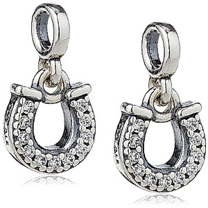 PANDORA My Lucky Horseshoe 925 Sterling Silver Charm - 798379CZ