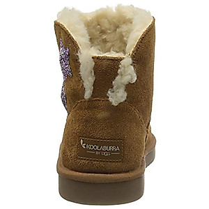 Koolaburra by UGG Unisex-Child Koola Star Mini Fashion Boot, Chestnut, 1 Little Kid