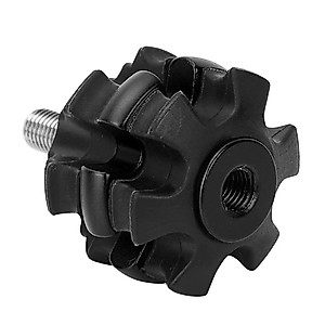 Alomejor Stabilizer Ball Shape Shock Absorber Recurve Bow Stabilizer Lifting Plate Damping Balance Bar(Black)