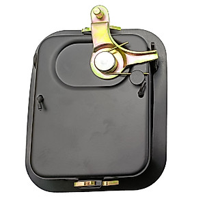 VESEN Exterior Door Handle + Interior Release Handle Replacement for 1997-2006 Wrangler # 55176383AE 55176382AE 55176477AC 55176476AC | Pack of 4