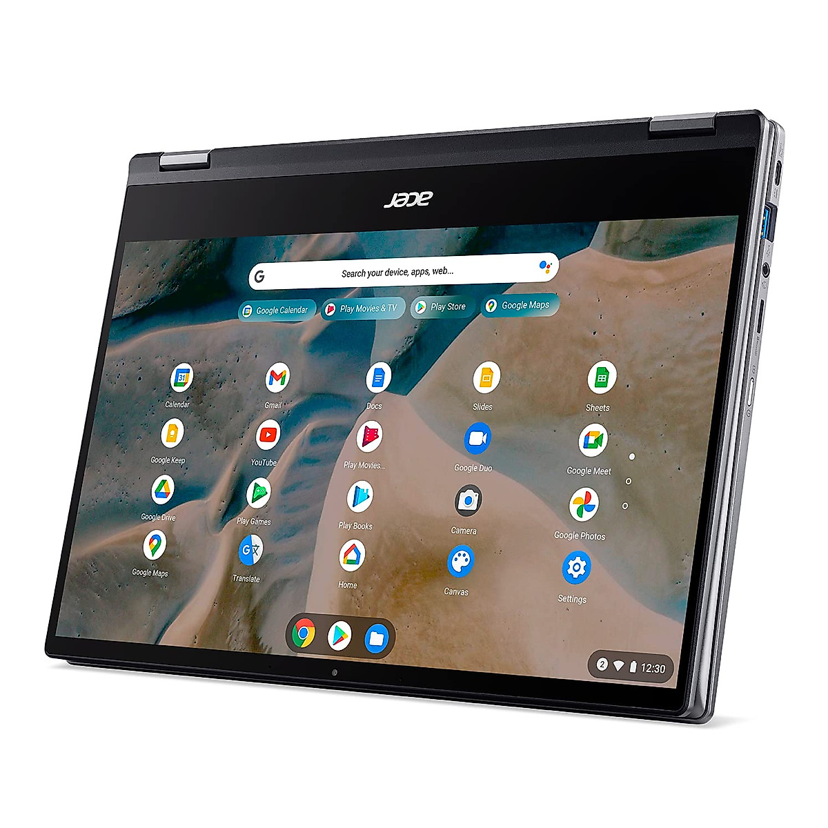 Acer Chromebook Enterprise Spin 514 Convertible Laptop | AMD Ryzen 5 3500C | 14" Full HD IPS Touch Display | 8GB DDR4 | 128GB SSD | microSD | Wi-Fi 5 | Backlit Keyboard | Chrome OS | CP514-1WH-R1H8