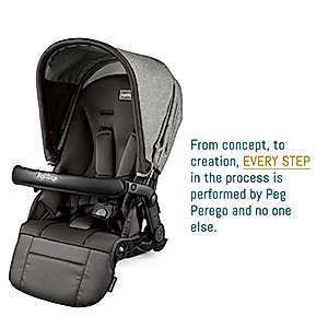 Peg Perego Pop-Up Seat for Triplette Stroller - Compatible with The Triplette, Duette, and Team Strollers - Made in Italy - Terracotta