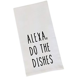 Funny Flour Sack, Dish Kitchen Towel - Alexa, Do The Dishes