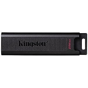 Kingston DataTraveler Max 256GB USB-C Flash Drive with USB 3.2 Gen 2 Performance, Black