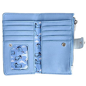 Loungefly Disney Eeyore Faux Leather Wallet Snap Flap Clutch