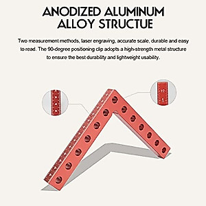 90 Degree Clamp, Cabinet Clamp, 5.5" x 5.5"(14 x 14cm) Aluminum Alloy Right Angle square Tool, Corner Clamps for Woodworking Tools, Right Angle Clamp, Drawers, Picture Frame (4pack)