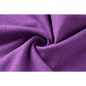 Funna Mermaid Costume for Girls Mommy and Me Princess Dress with Ears Headband, 7-8 Years Purple