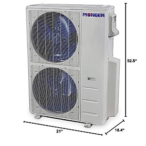 PIONEER Air Conditioner Pioneer Multi Heat Pump, Quint Split (5 Zone)