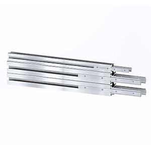 Zozen Chainsaw Mill Aluminum Profile 12inch, Used for Spliced Extension to 48inch, Help to Extend Cutting Size to 48inch, Only match for Zozen Chainsaw Mill