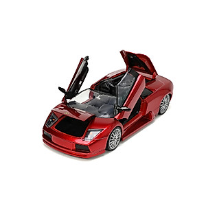 Jada Toys Hyper-Spec 1:24 Lamborghini Murcielago Roadster Die-cast Car Red, Toys for Kids and Adults