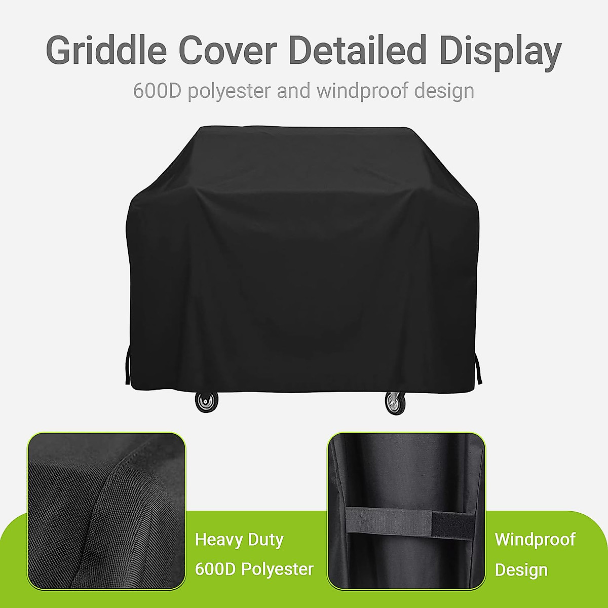 5483 Griddle Cover for Blackstone 28 inch ProSeries Grill Griddle with Hood, Heavy Duty 600D Waterproof Flat Top Grill Cover Compatible with Blackstone 28" Griddle 1883 1785 1924 2086 2146 2147