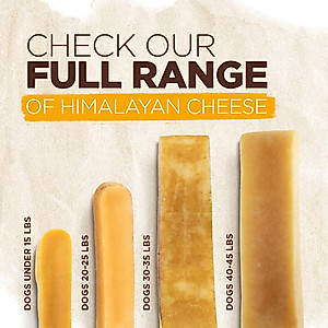 Natural Farm Himalayan Yak Cheese, Protein-Rich, Low-Allergen, Lactose-Free, Gluten-Free, 100% Natural - Extra-Large, 4 Pack