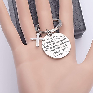 bobauna (confirm peter 5:10 keychain
