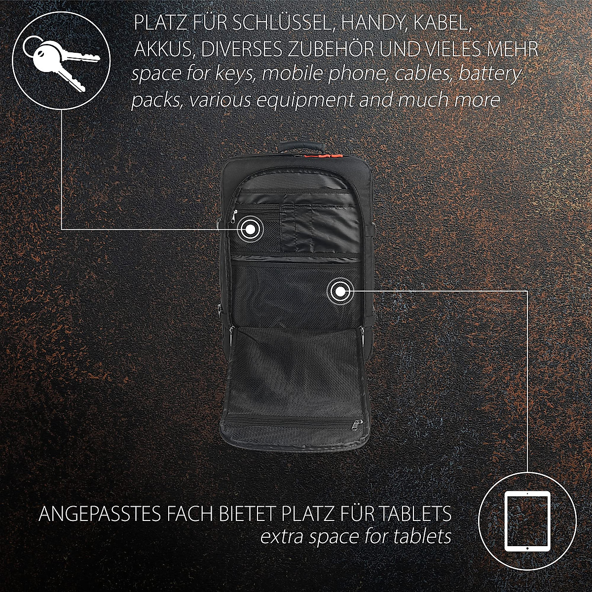 mc-cases Backpack for DJI Mavic 2 Pro or Zoom/Enterprise - Standard & Smart Controller Extremely Comfortable - Lots of Space…