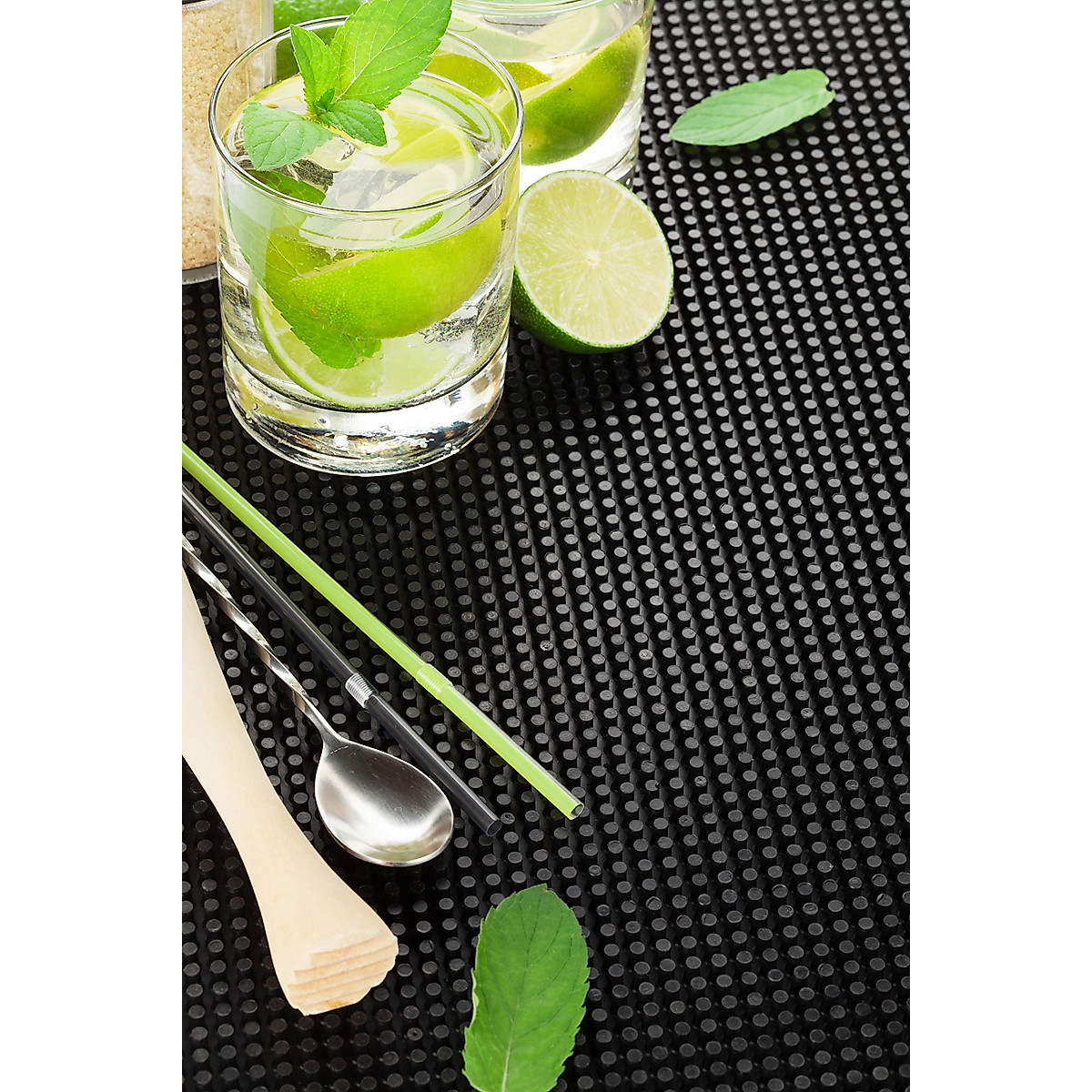 Bar Mat Silicon Graded, Heat Resistant Mat, Food Safe, Drip Mat, Restaurant, Coffee Bar Mats, and Kitchen Bar Service Mat, Spill Mat for Drying Dishes (18?X 12?)