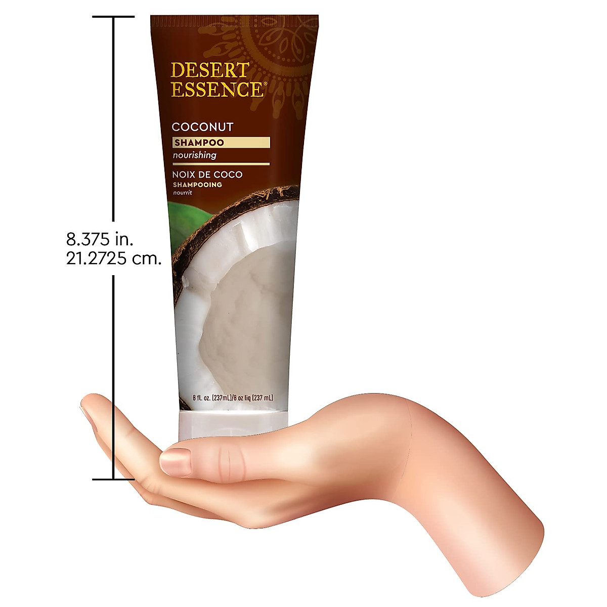 Desert Essence Shampoo, Coconut, 8 FZ, (2 pack)