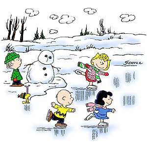 CafePress Peanut Gang Snow Scene Ceramic Mug Ceramic Coffee Mug, Tea Cup 11 oz