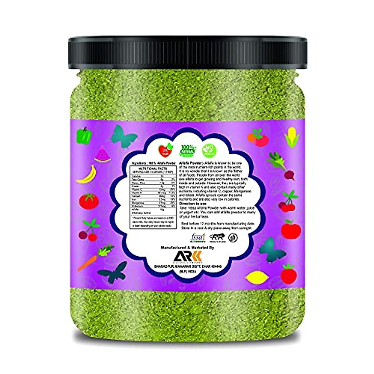 Dalal Alfalfa Grass Powder - 200 GM