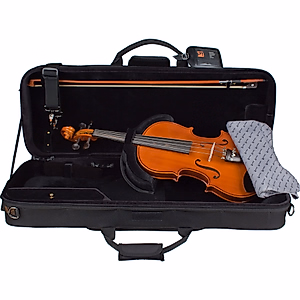 Protec Tec PS2165DLX Deluxe Viola PRO PAC Case, Black