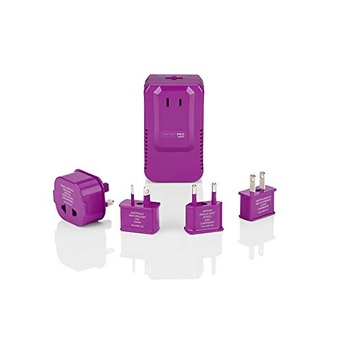 INFINITIPRO by Conair Travel Voltage Converter with Adapter Plugs for Hair Styling Tools & Appliances by Travel Smart