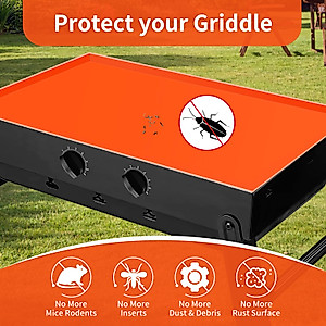 Cook Time Silicone Blackstone Griddle Mat, 28/inch Heavy Duty Food Grade Buddy Protective Cover Mats for Griddle, Accessories, Protect Your from Dirt & Rust