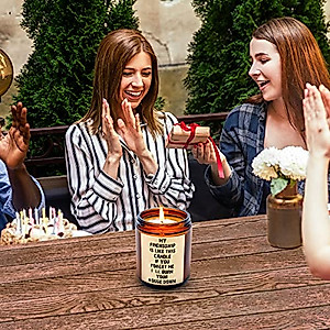 Funny My Friendship is Like This Candle Gift to Friends, Soy Wax Lavender, Eucalyptus Scented Candles to Best Friends