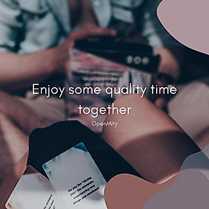 OpenMity Box of Meaningful Conversations – Conversation Starters Game for Couples – Date Night Cards Deck with 130 Question Cards