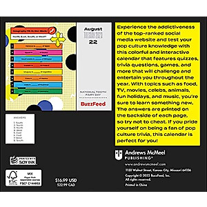 BuzzFeed 2023 Day-to-Day Calendar: Quizzes & Trivia