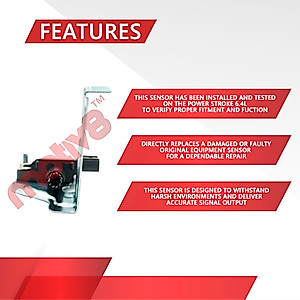 Motiv8 6.4L Power Stroke EGR Pressure Feedback Sensor (DPFE) | Compatible with 6.4L FORD SUPER DUTY F250 F350 F450 F550 2008 2009 2010 | Replaces: 8C3Z9J460D DPFE9 DPFE17 AP63473