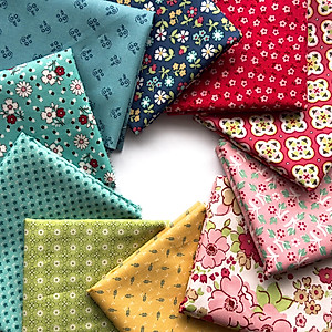 Mercantile Fat Eighth Bundle (10 Pieces) by Lori Holt for Riley Blake (LH.MERCANTILE.A.10FE)