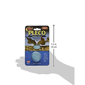 Zoo Med Laboratories AZMBB8 Pleco Banquet Block Black 0.45 Ounce (Pack of 1)