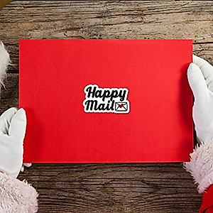 Muminglong Thank You Sticker, Small Business, 500 PCS (Happy Mail with)