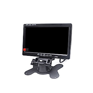 HD Car Monitor Padarsey 7" HD 800×480 LED Backlight TFT LCD Monitor for Car Rearview Cameras, Car DVD, Serveillance Camera, STB, Satellite Receiver and Other Video Equipment
