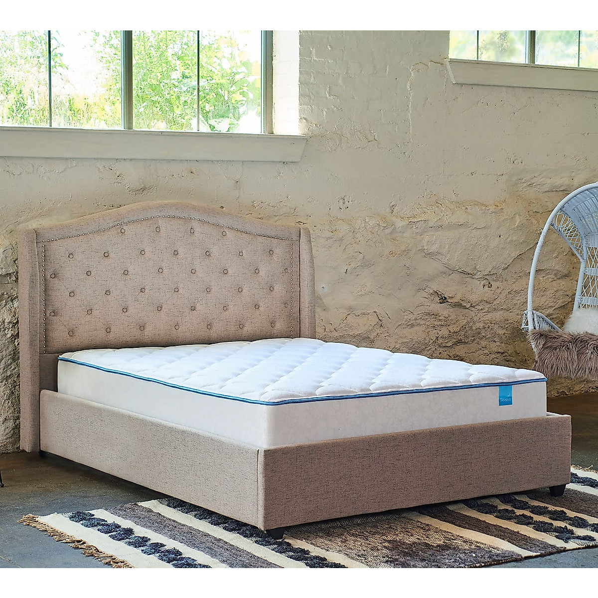 Sleepy's by Mattress Firm | 10 Inch Two-Sided Plush Quilted Memory Foam Mattress | Medium Comfort | Queen