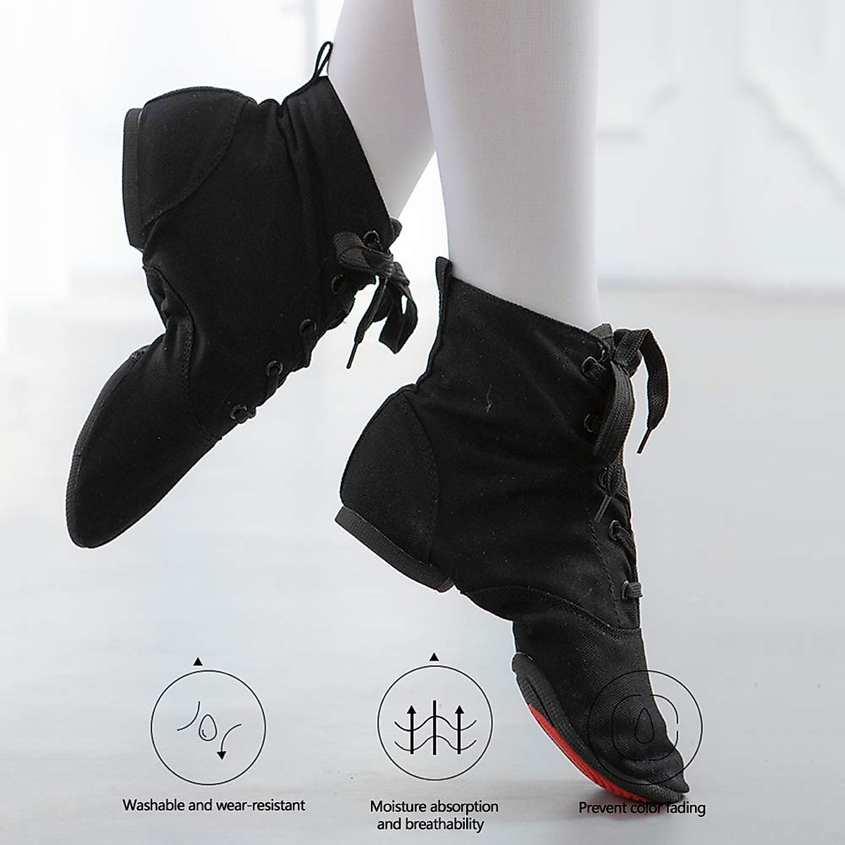 MNSSRN-MM Outdoor Dance Shoes, Simple Non-Slip Soft Bottom, Breathable and Comfortable Canvas, Adult Durable Exercise Shoes, Dance Boots, Latin Dance Shoes,Camel,40