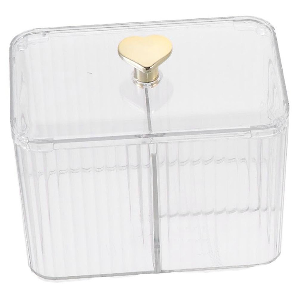 hobbyme Lipstick Holder Cotton Swab Holder Bathroom Jars With Lids Set Apothecary Jar Dispenser For Cotton Ball, Cotton Swab, Cotton Round Pads,Floss