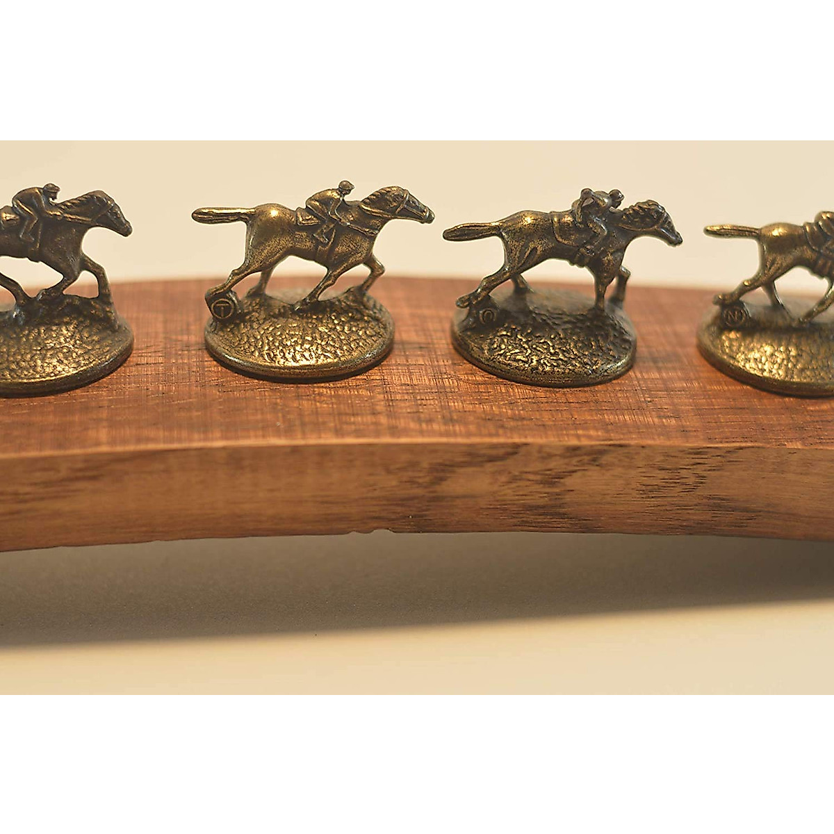 Personalized Laser Engraved Center Barrel Stave Stopper Cork Display Made To Fit Blanton's Bourbon Horse Stoppers- Wall Mountable