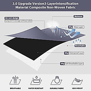 YearningHome 6Pack 90L Storage Bag for Clothes Large Capacity Storage Containers with Reinforced Handle Foldable Closet Organizer for Comforters, Blankets, Bedding, Sweater with Sturdy Zipper, Clear Window, Grey