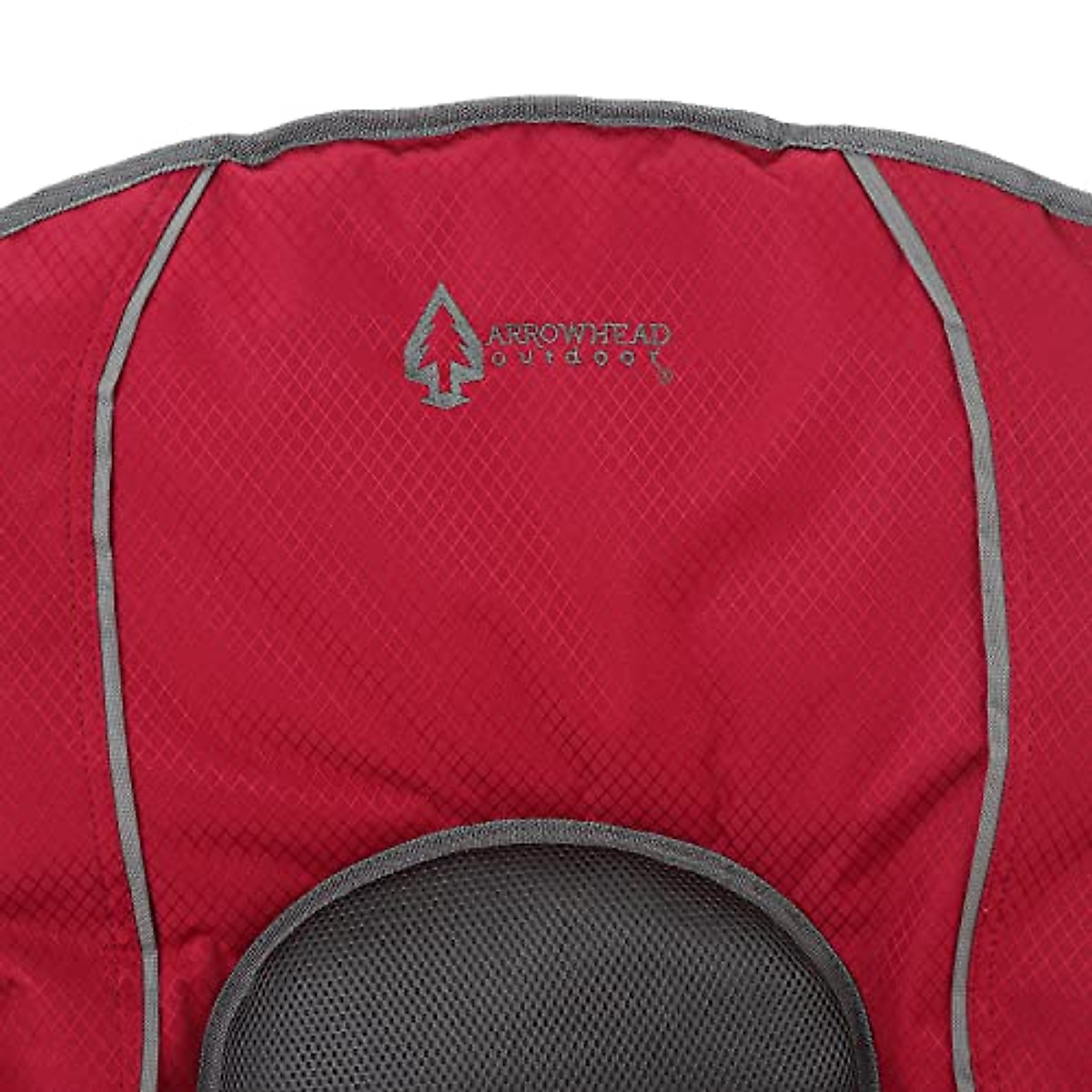 ARROWHEAD OUTDOOR Portable Folding Camping Quad Chair w/ 4-Can Cooler, Cup-Holder, Heavy-Duty Carrying Bag, Padded Armrests, Supports up to 330lbs, USA-Based Support