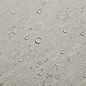 Classic Accessories Montlake FadeSafe Water-Resistant 18 x 2 Inch Round Outdoor Chair Seat Cushion Slip Cover, Patio Furniture Cushion Cover, Heather Grey, Patio Furniture Cushion Covers